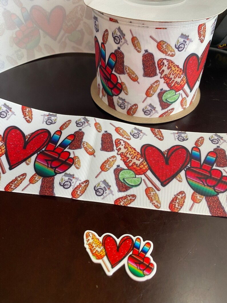 Corn Love Peace Ribbon - Etsy