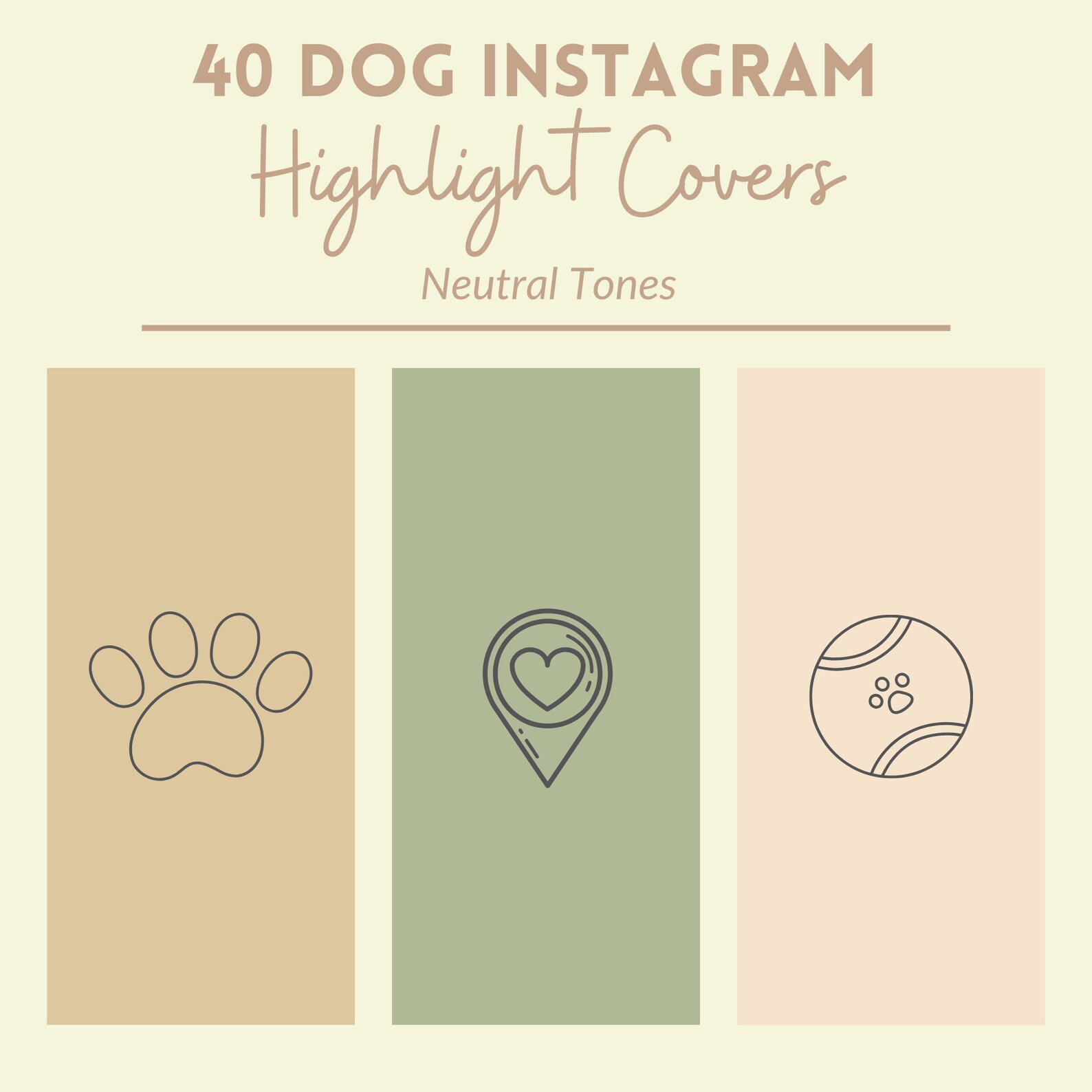 40 Dog Instagram Highlight Covers Dog Instagram Icons Dog Business Icon ...