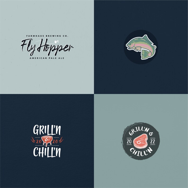 Text-only Logo Design, Typography Logo, Custom Logo Design, Clean Line ...