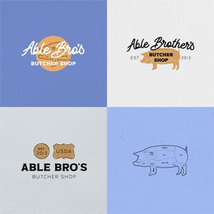 Typography Logo Text Only Design Custom Logo Design Clean - Etsy