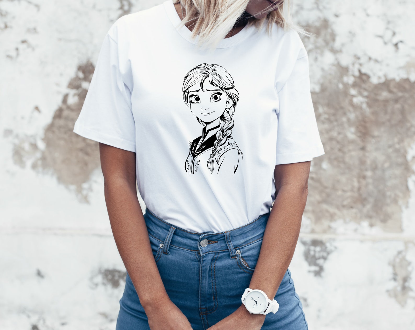 Anna Svg, Frozen Anna Svg, Frozen Anna Png, Anna Outline Svg, Cute Anna ...