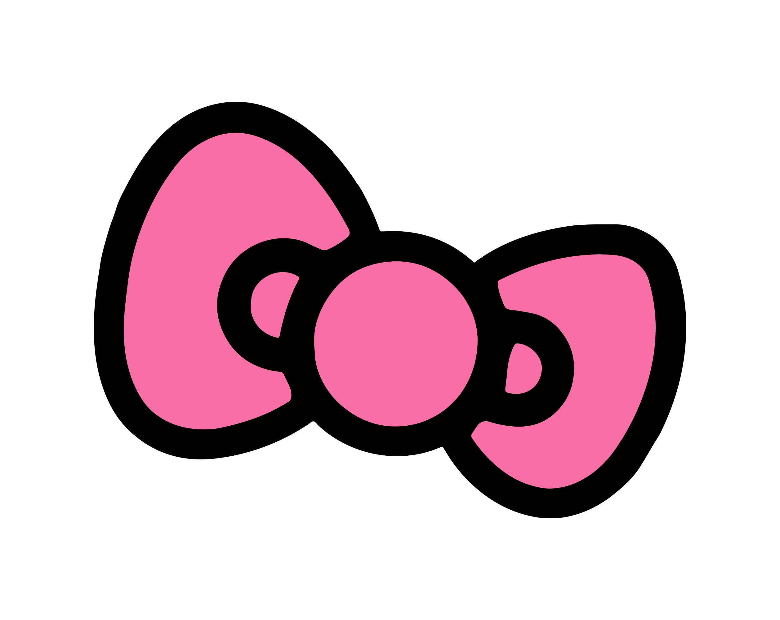 Kawaii Kitty Bow Svg, Kawaii Kitty Bow Png, Kawaii Kitty Pink Bow Svg, Kawaii Kitty Pink Bow Png ...