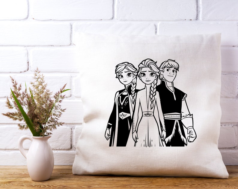 Anna Svg, Elsa Svg, Kristoff Svg, Frozen Anna, Elsa and Kristoff ...