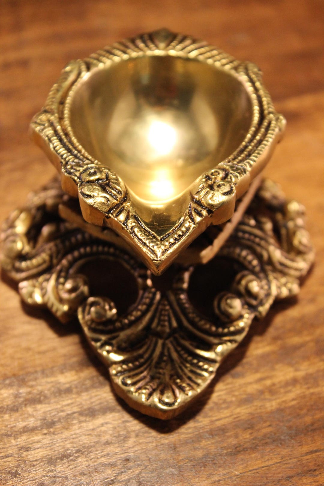 Home Decor Solid Brass Diya House Warming Gift Welcome Gift Prayer Room ...