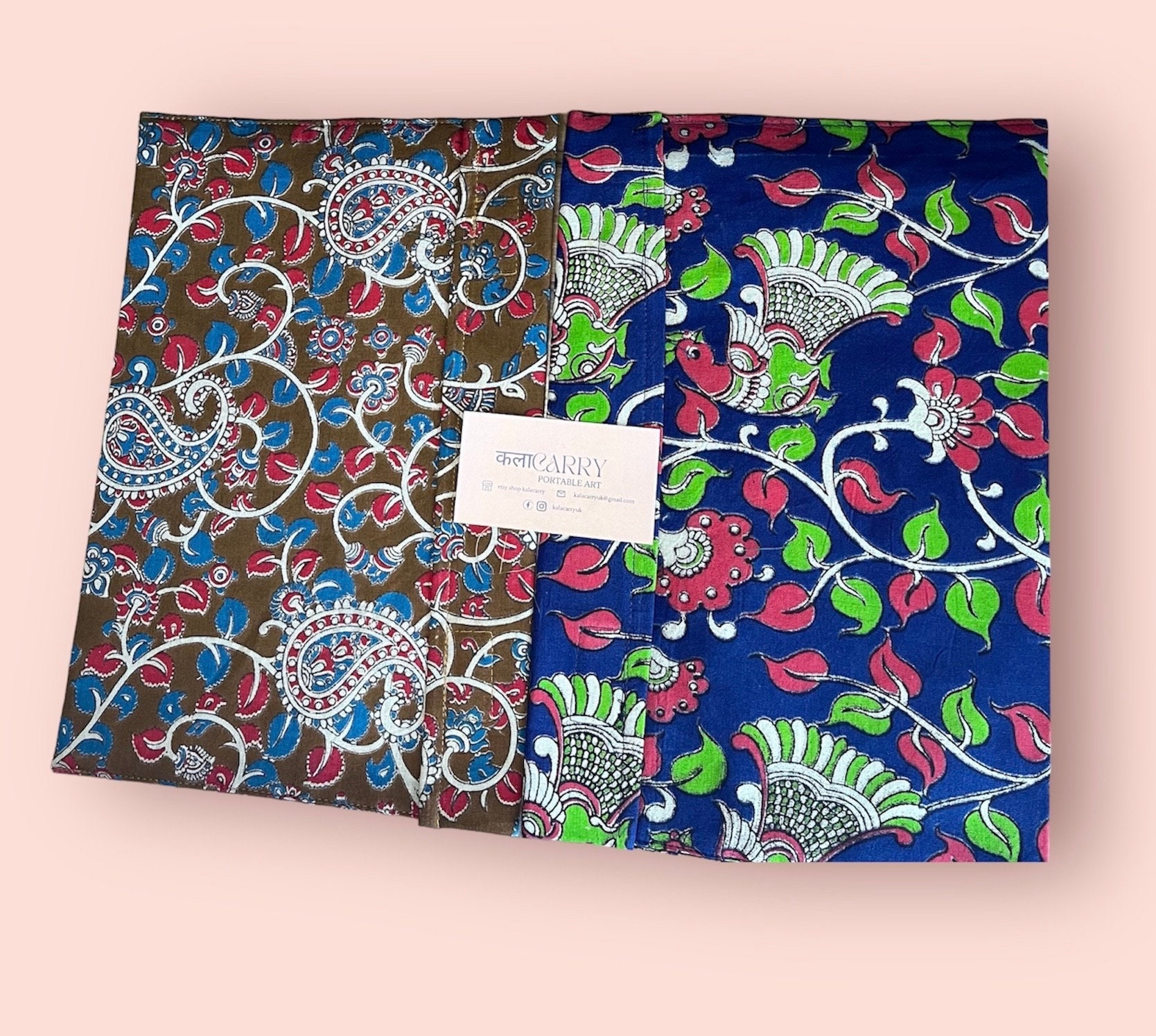 Handmade Fabric Document Holder A4 With Upcycled Cotton Materials set ...