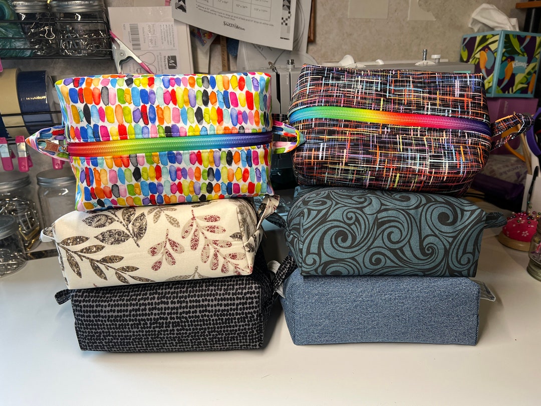 Beautiful Boxy Zipper Pouches - Etsy