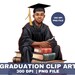 African American Male Graduation PNG 3 Black Clipart Graduation Stack ...