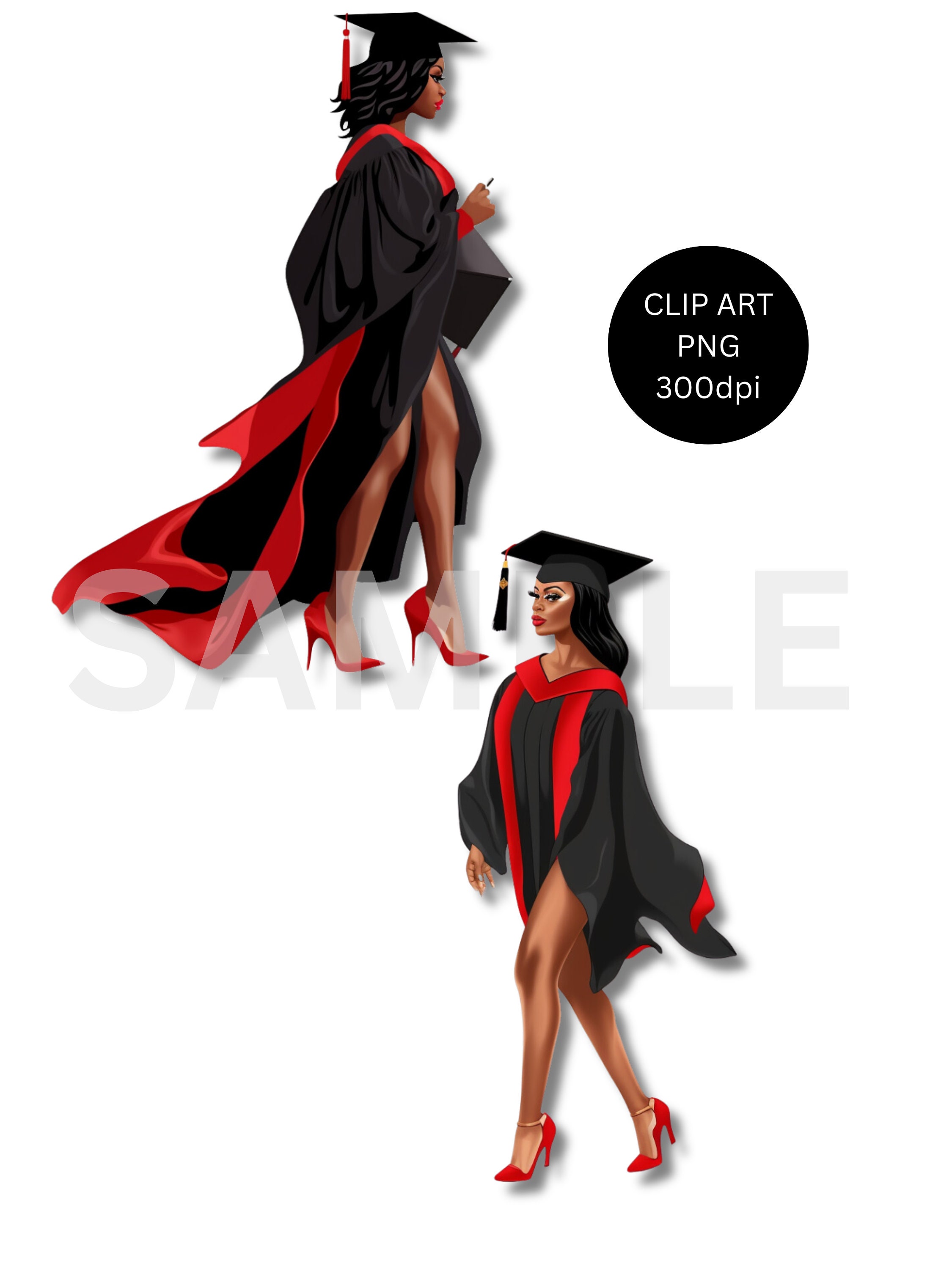 Graduation Black PNG Bundle Graduation PNG Bundle Graduation Clip Art ...