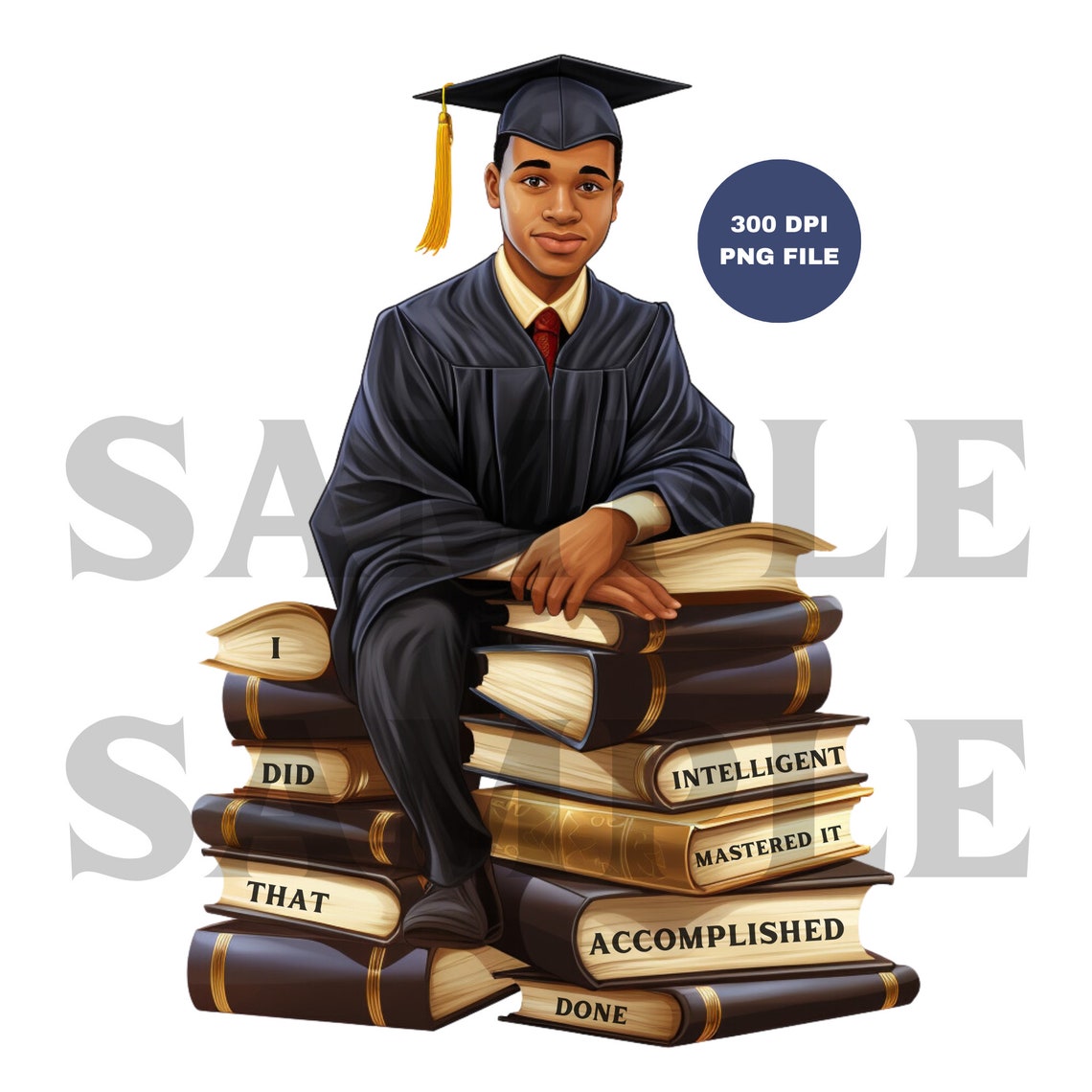 African American Male Graduation PNG Black Clipart Graduation Stack ...
