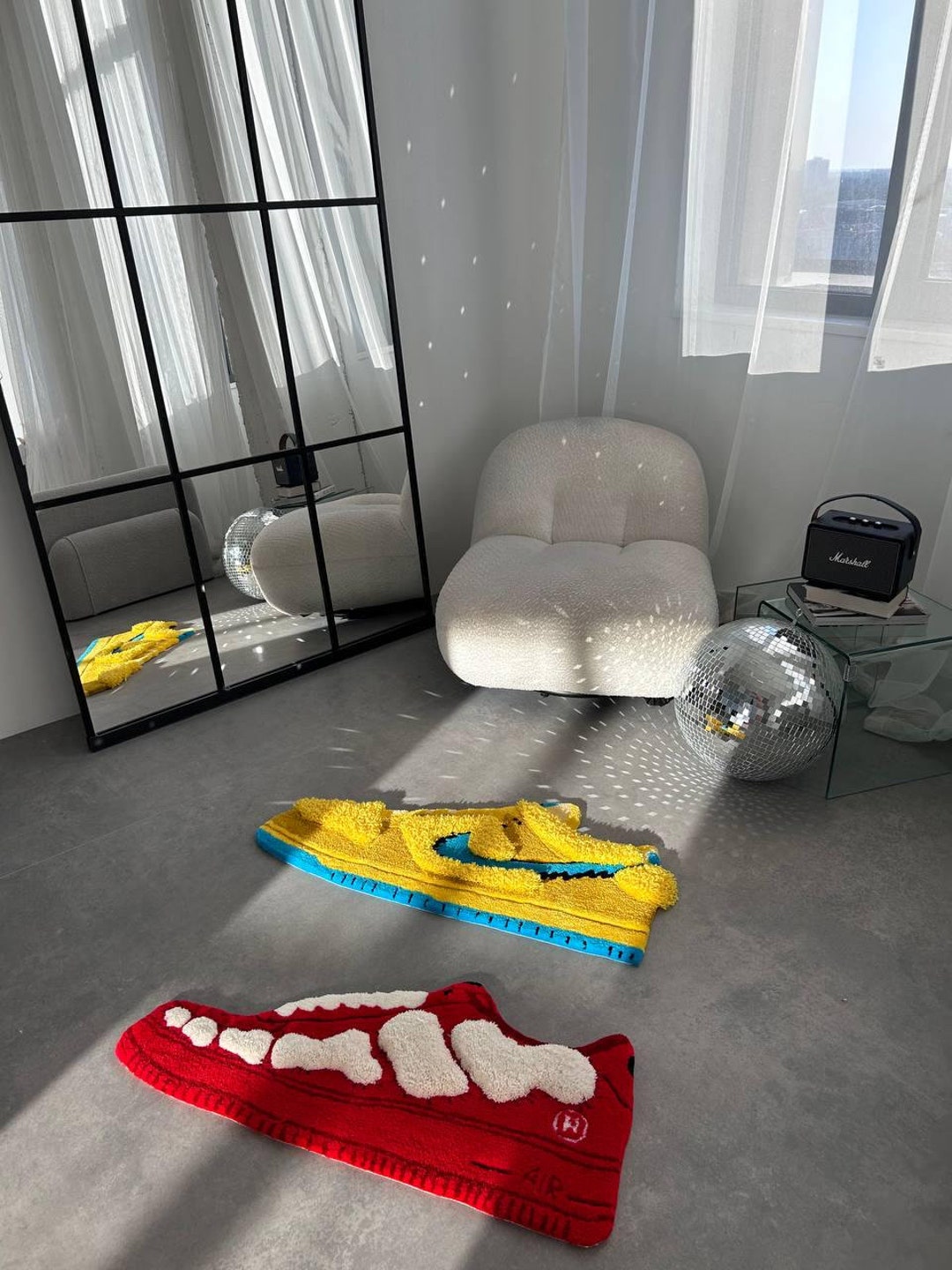 Sneaker Rug, Handmade Rug, Tufted Rug Custom Handmade, High Rug, Home ...