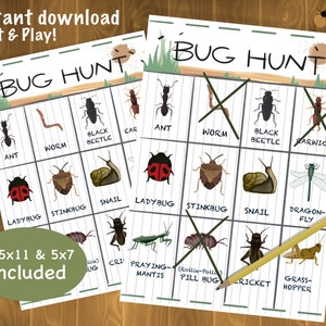 Kids Mud Bug Scavenger Hunt Printable Digital Download Backyard Nature ...