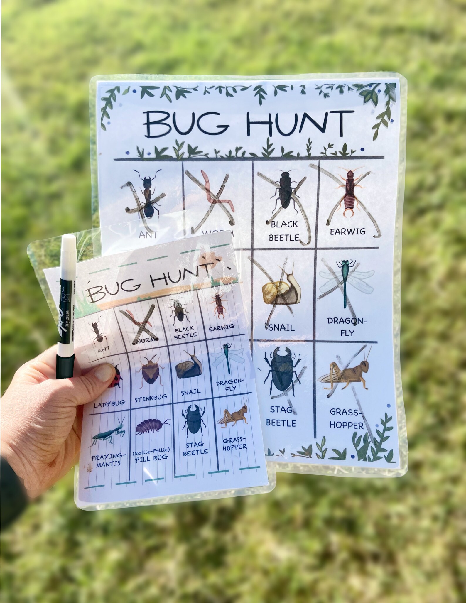 Kids Mud Bug Scavenger Hunt Printable Digital Download Backyard Nature ...