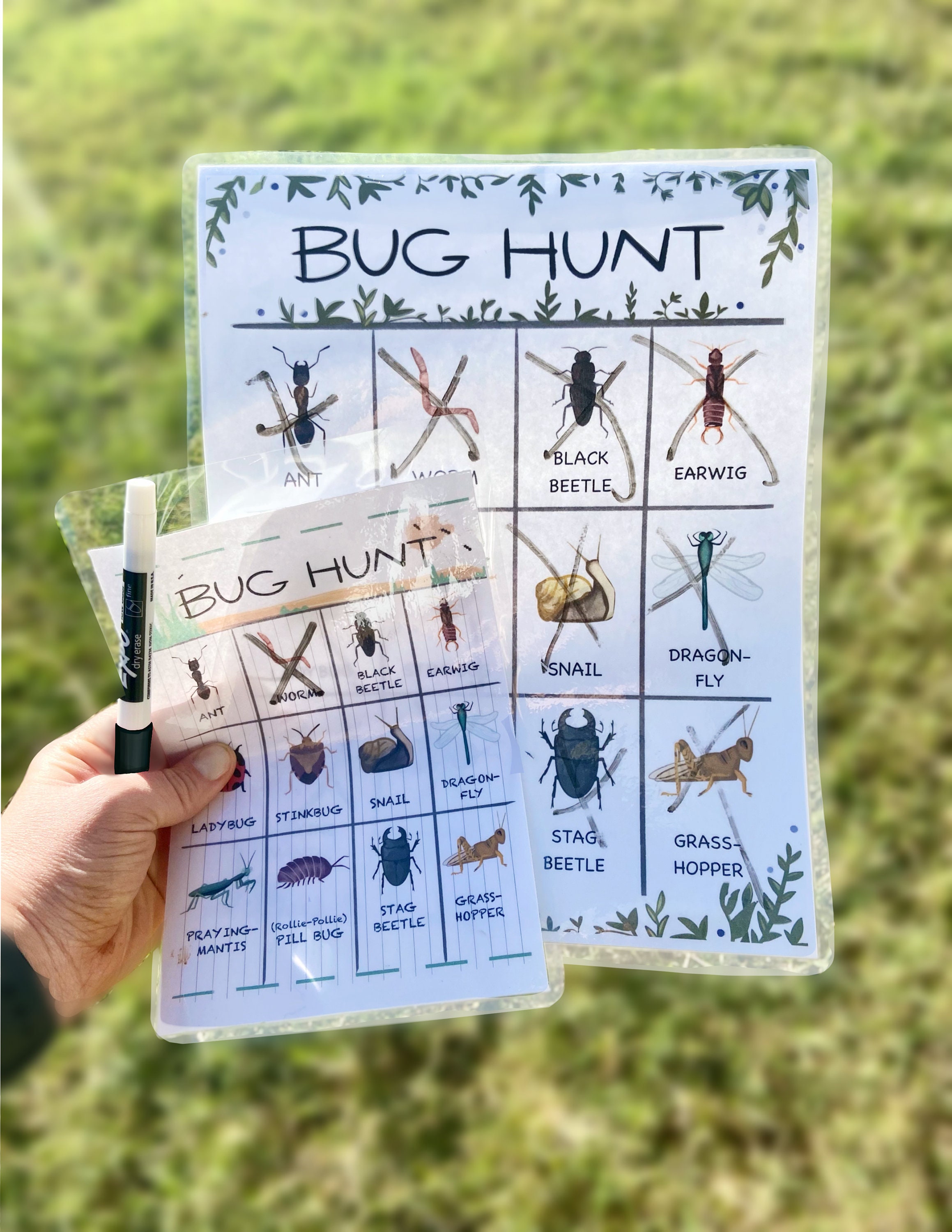 Kids Mud Bug Scavenger Hunt Printable Digital Download Backyard Nature ...
