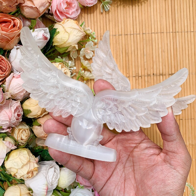 Angel Wing Crystal Stone - Etsy