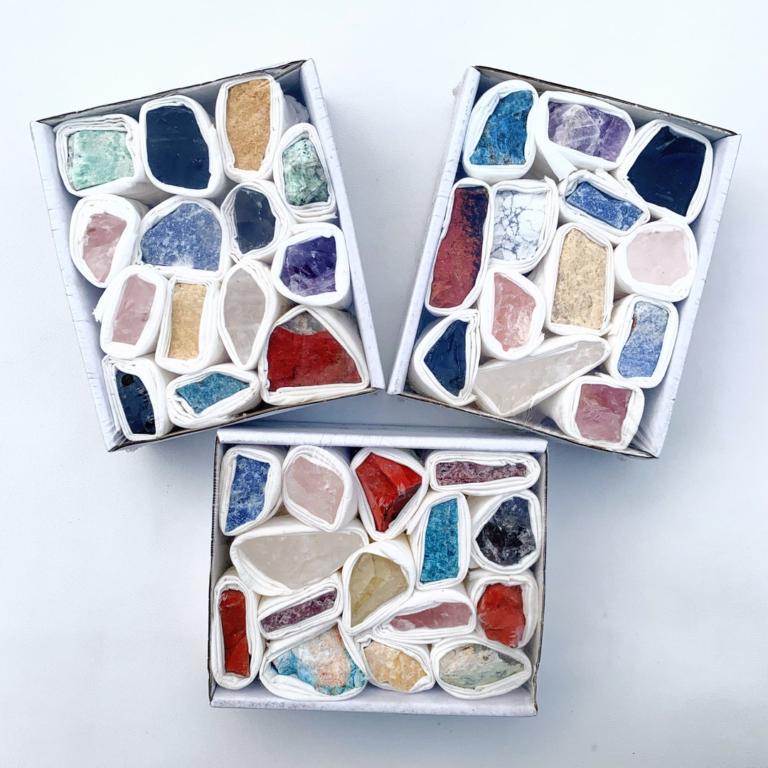 1box Healing Crystal Set - Chakra Healing Crystal Collection -authentic ...