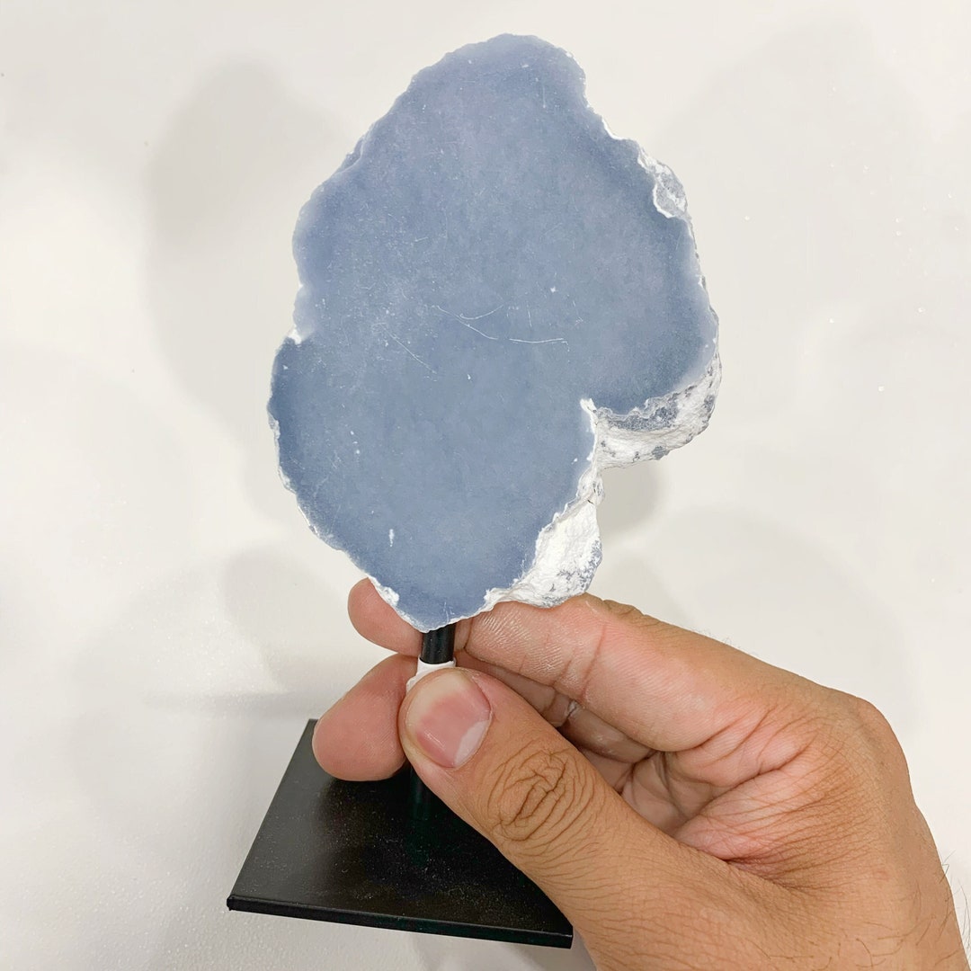 Crystal Gifts: Natural Angelite Cut Polished Free Form - Etsy