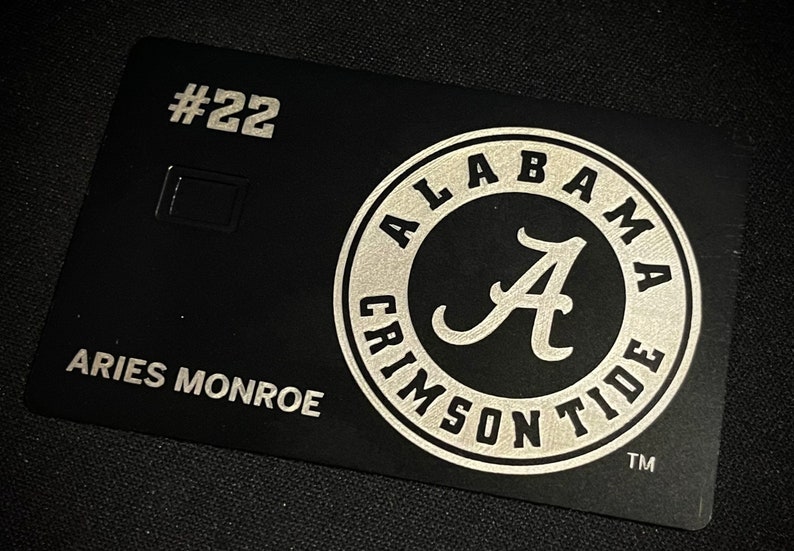 Custom Metal Debit | Credit Card - Etsy