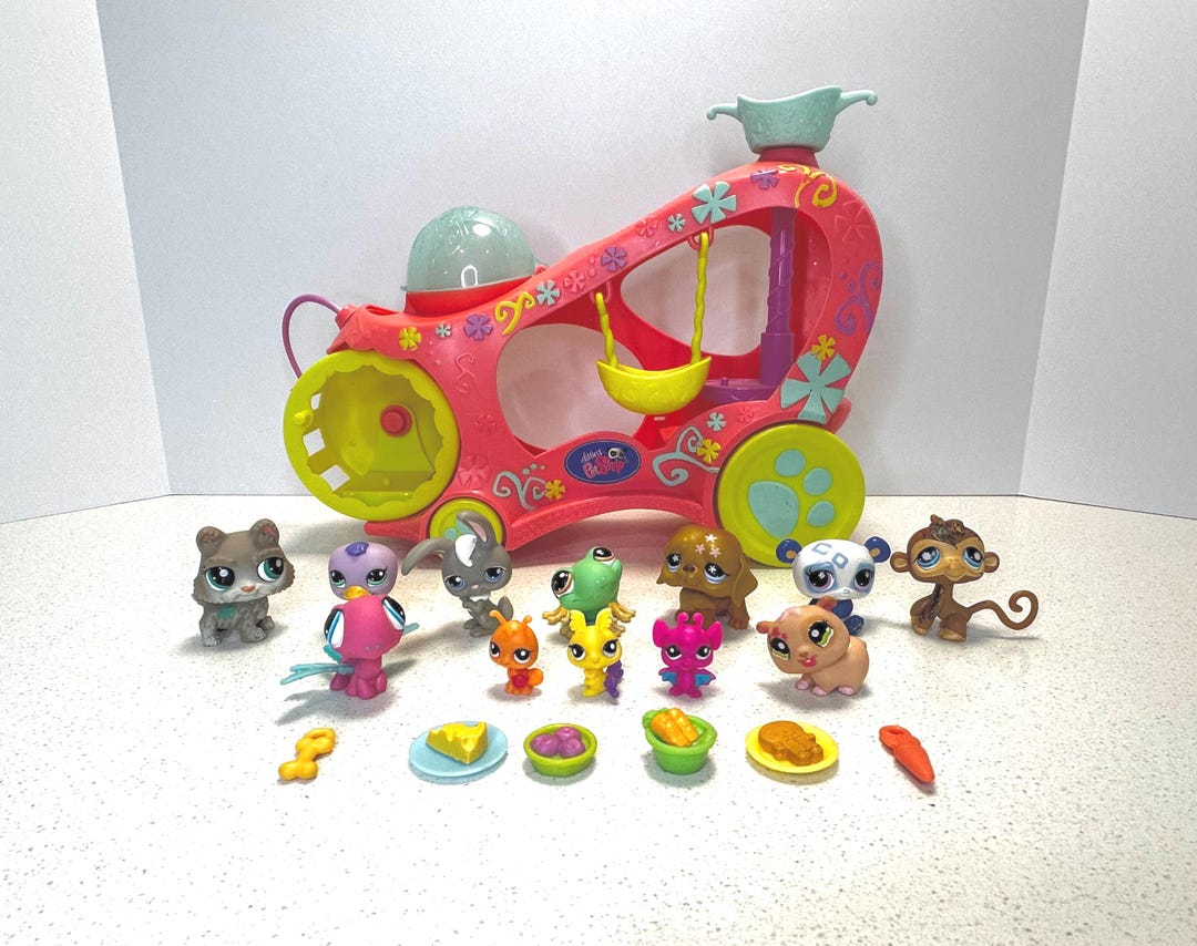 Littlest Pet Shop ~ Paw Powered Cruiser ~ LOTS of PETS! - Etsy