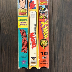 Marvel VHS Tapes LOT of 3 - Etsy