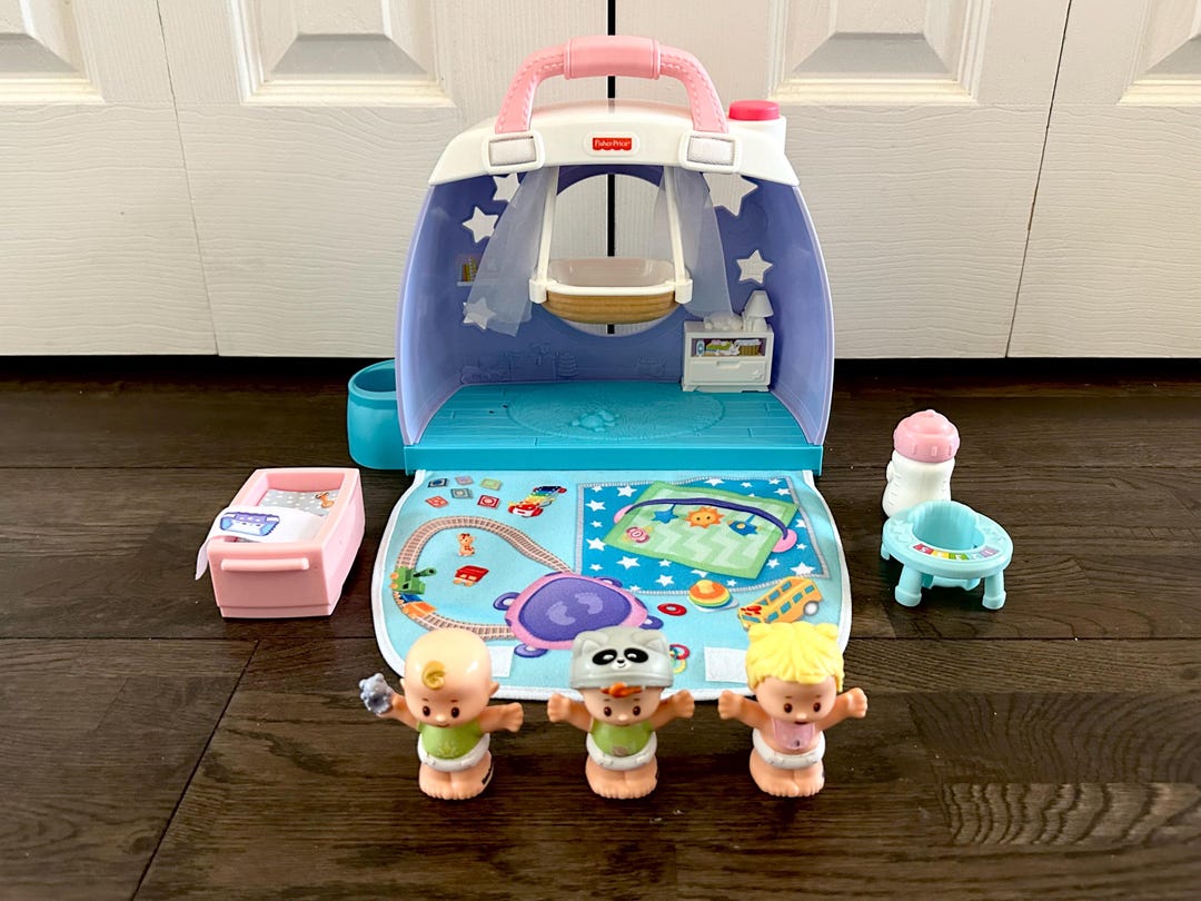 Fisher Price Little People Babies Cuddle & Play Nursery COMPLETE With ...