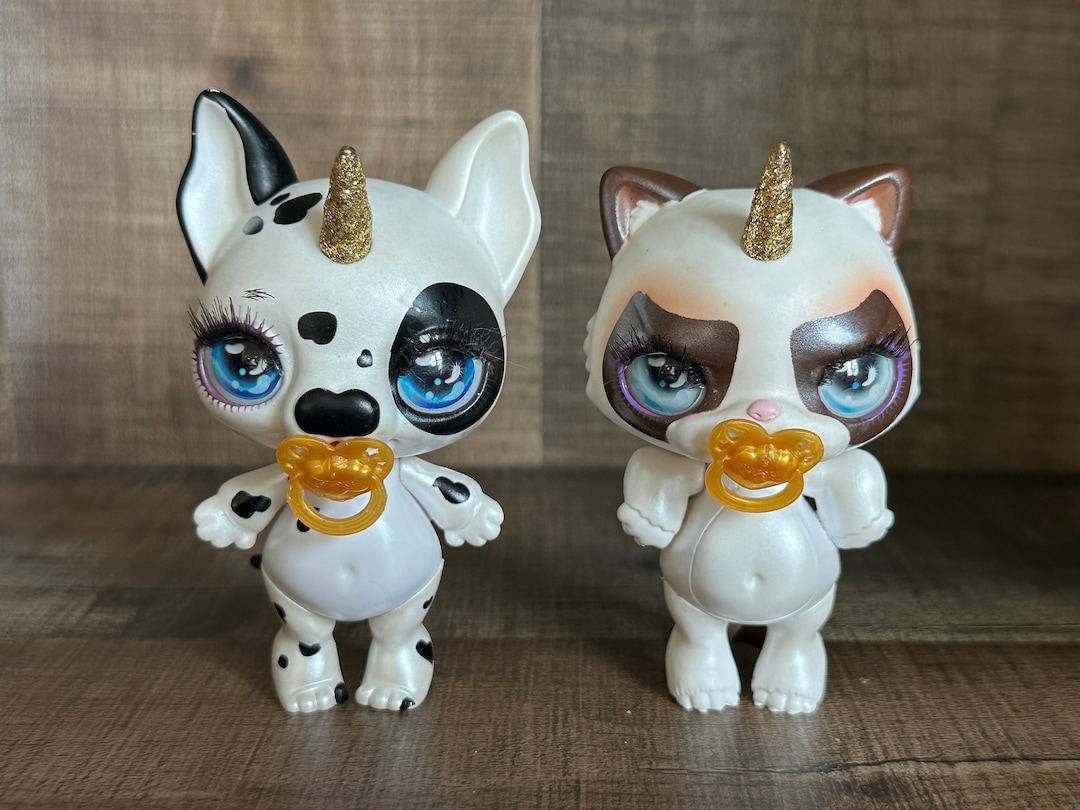 MGA Poopsie Sparkly Critters ~ Cat Drama & Dog Dots - Etsy