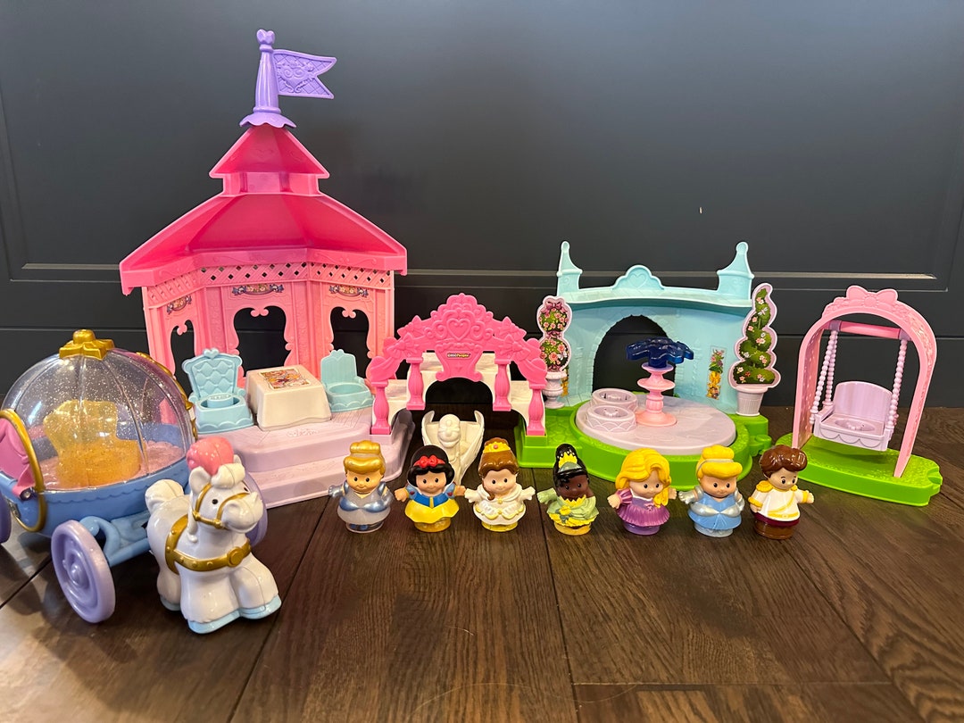 Little People Disney Princess Garden Tea Party LOTS of EXTRAS - Etsy