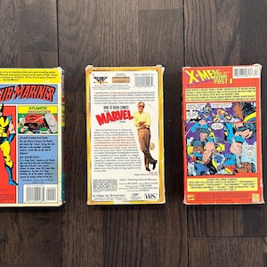Marvel VHS Tapes ~ LOT of 3 - Etsy