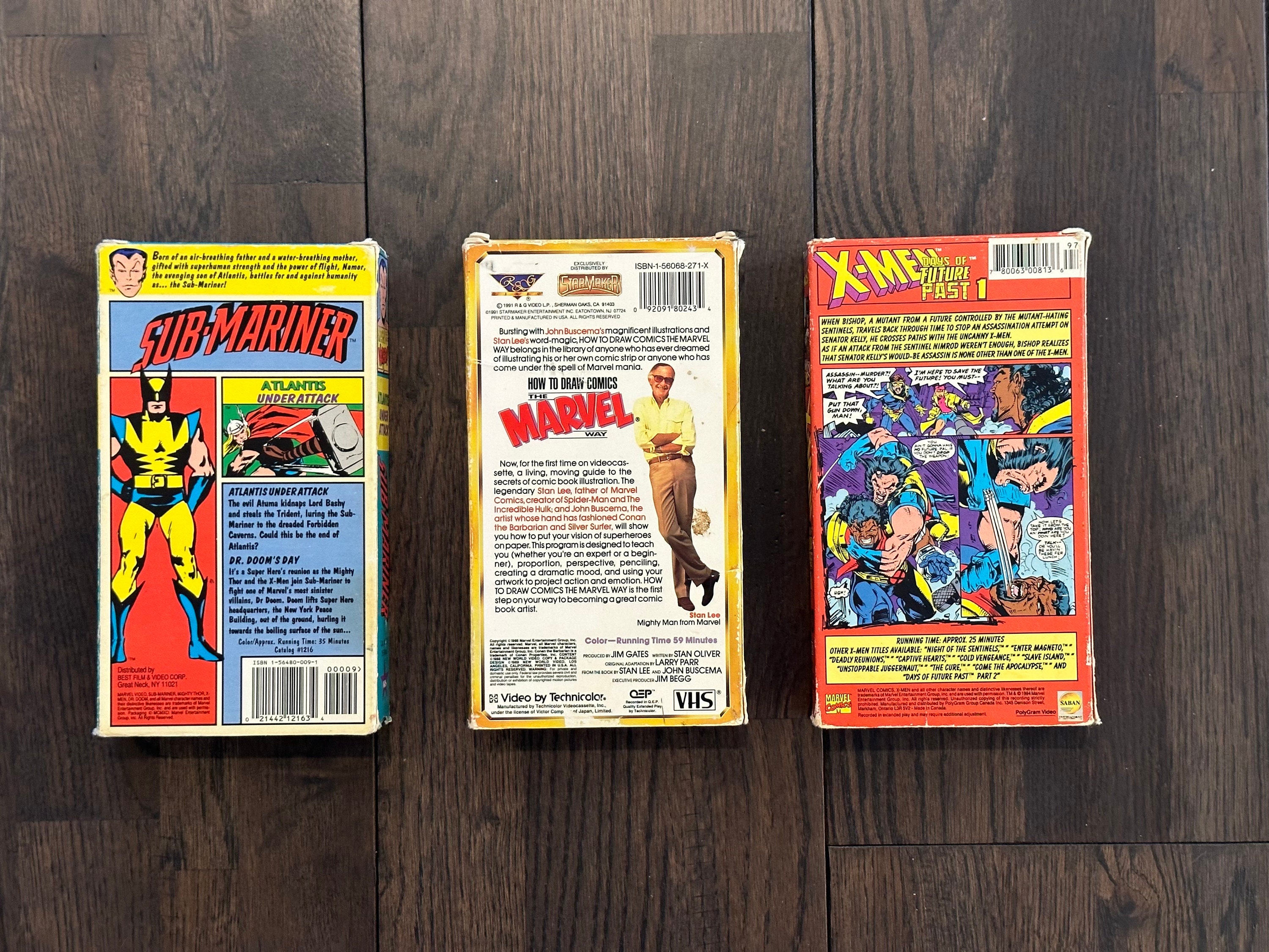 Marvel VHS Tapes LOT of 3 - Etsy