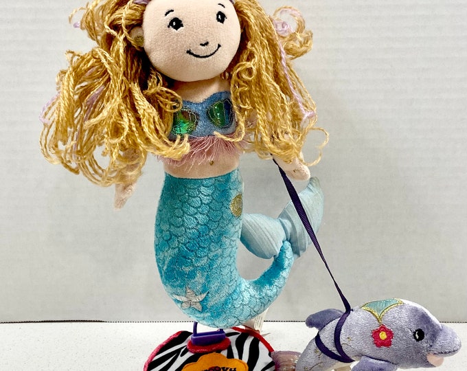 Groovy Girl ~ Marissa Mermaid & Pet Dolphin - Etsy