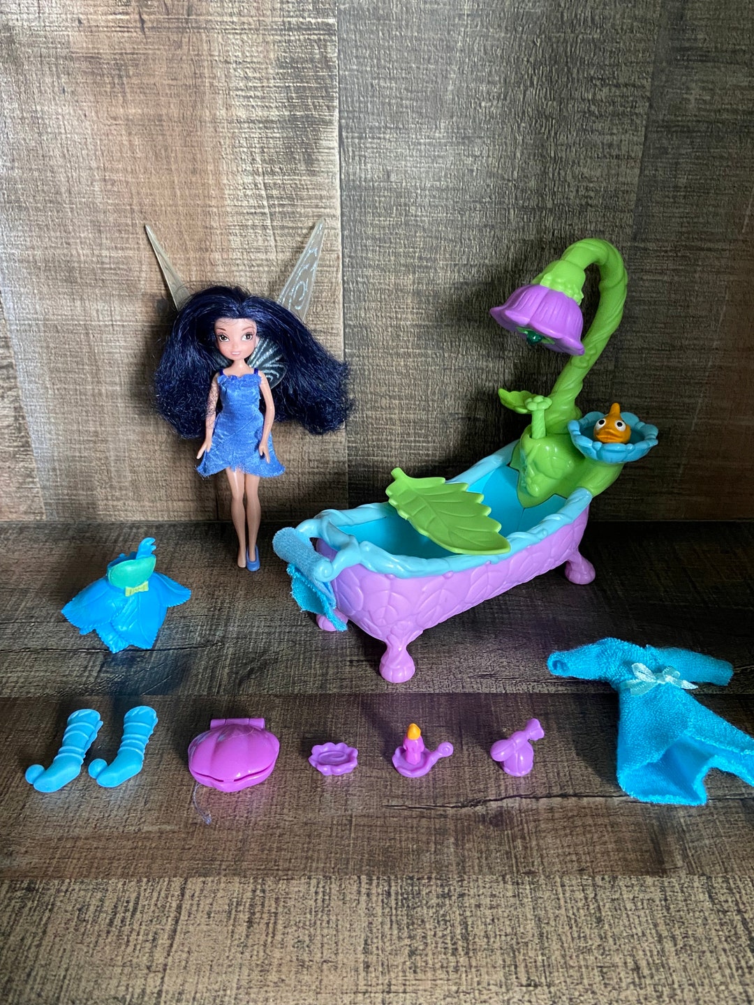 Disney Fairies Silvermist's Pixie Bath ~ Extra Outfits! - Etsy