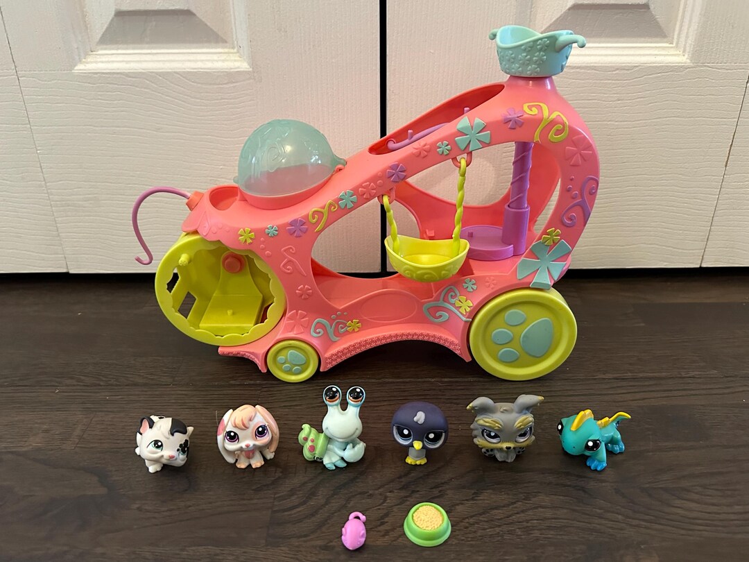 Littlest Pet Shop ~ Paw Powered Cruiser ~ LOTS of PETS! - Etsy
