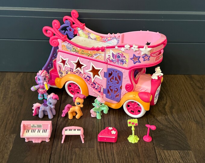 My Little Pony Ponyville ~ Starsongs Stageshow Bus - Etsy