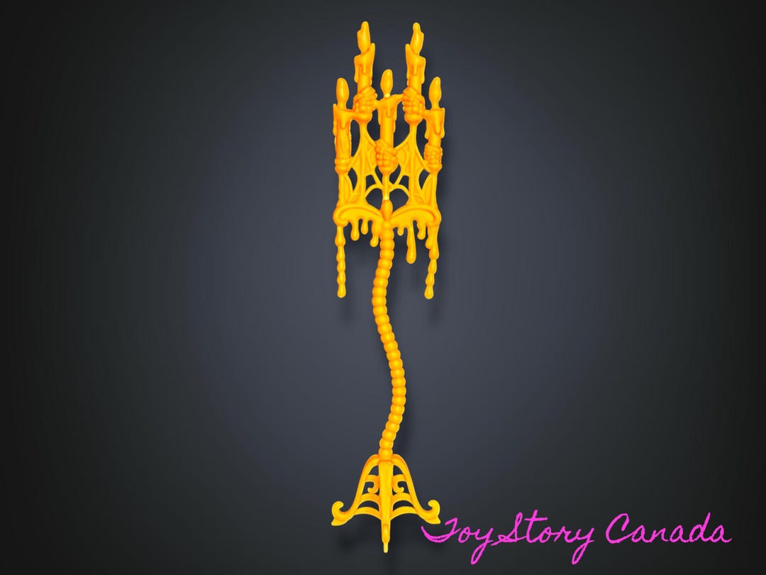 Monster High Freaky Fusion Catacombs Playset ~ Large Orange Candelabra ...