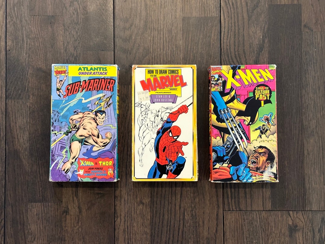 Marvel VHS Tapes ~ LOT of 3 - Etsy