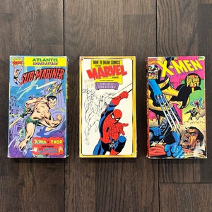 Marvel VHS Tapes LOT of 3 - Etsy