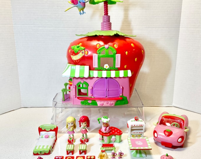 Strawberry Shortcake Berry Cafe + Berry Roadster ~ COMPLETE SET! - Etsy