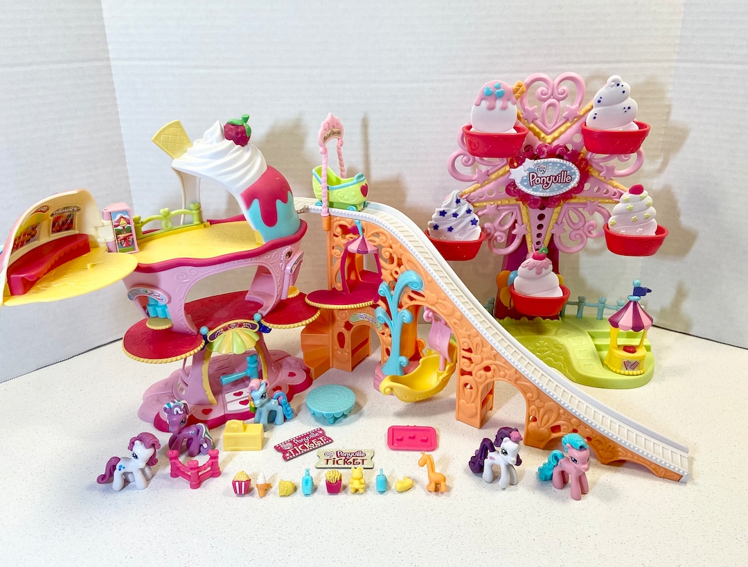 My Little Pony Ponyville Sweet Sundae Amusement Park - Etsy