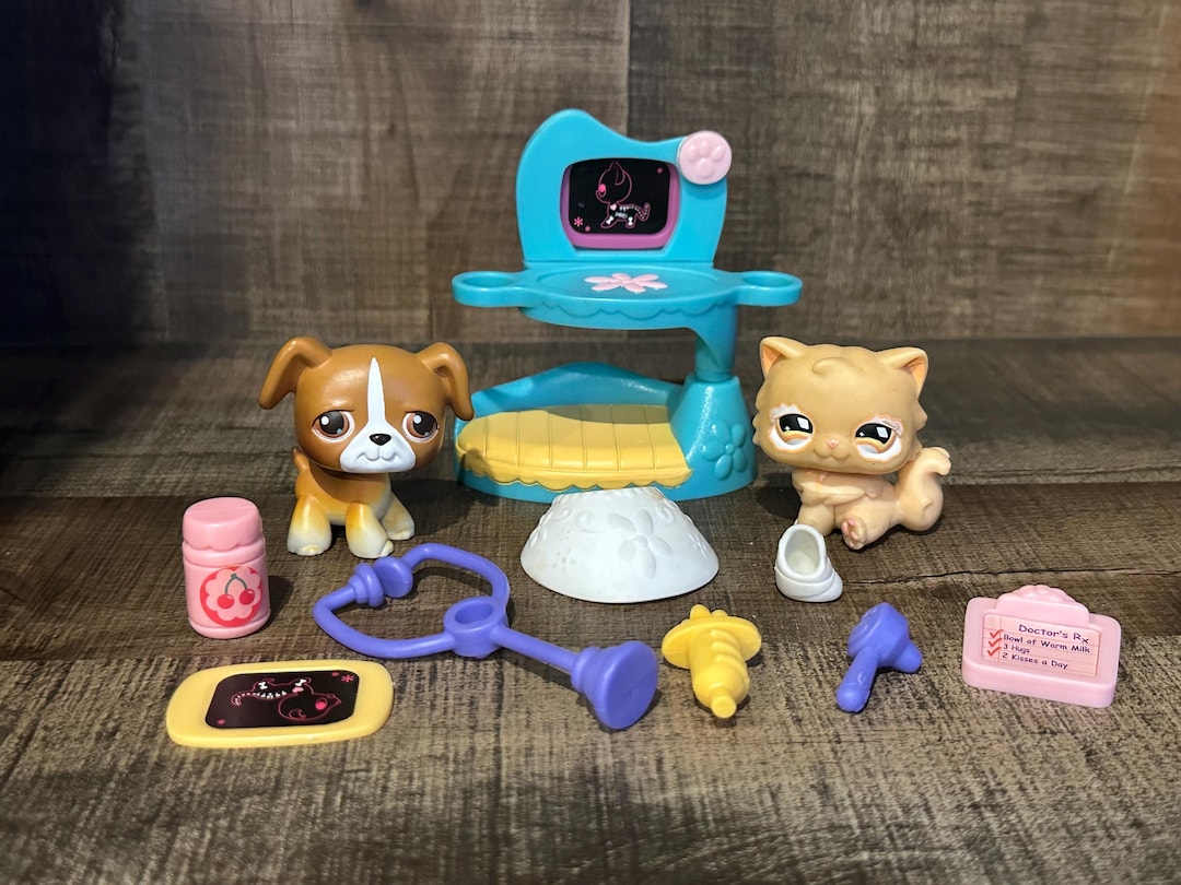 Littlest Pet Shop ~ Medical Vet Hospital Set #2, B9 - Etsy