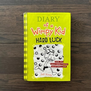 Diary of A Wimpy Kid, Hardcover Book ~ Hard Luck - Etsy