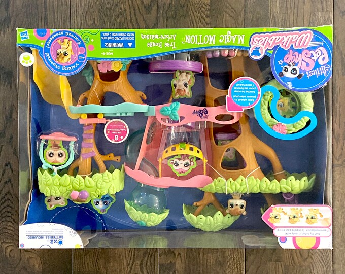 Littlest Pet Shop Magic Motion Treehouse NIB - Etsy