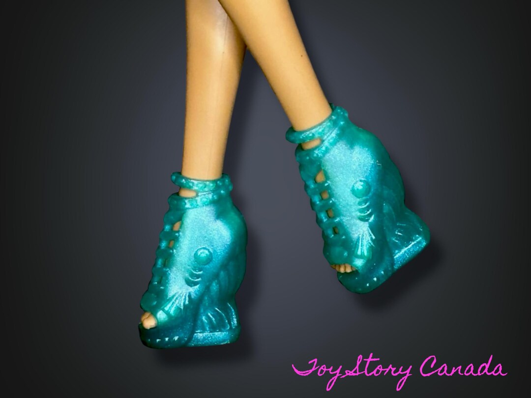 Toralei Stripe ~ Freaky Field Trip ~ Translucent Teal Shoes - Etsy