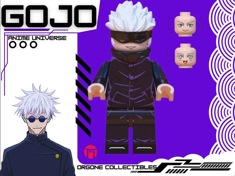 Satoru Gojo: Custom Minifigure Inspired by JJK Collectible - Etsy