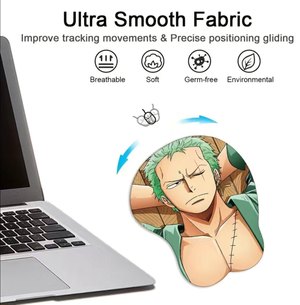 One Piece Zoro Mouse Pad Gaming Roronoa Zoro One Mouse Pads - Etsy