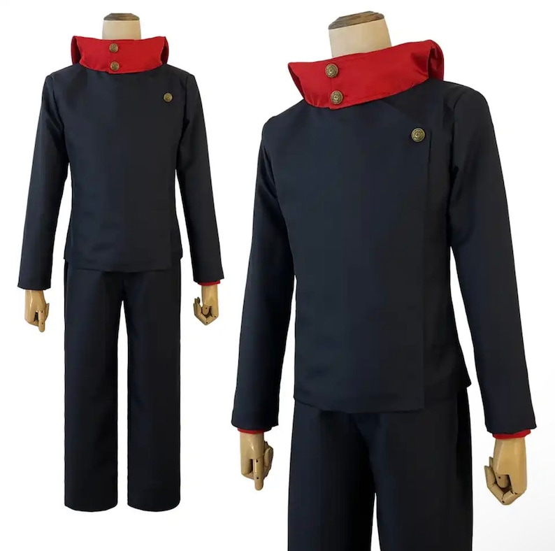Jujutsu JJK Manga Anime Itadori Yuji Cosplay Costume Jacket - Etsy