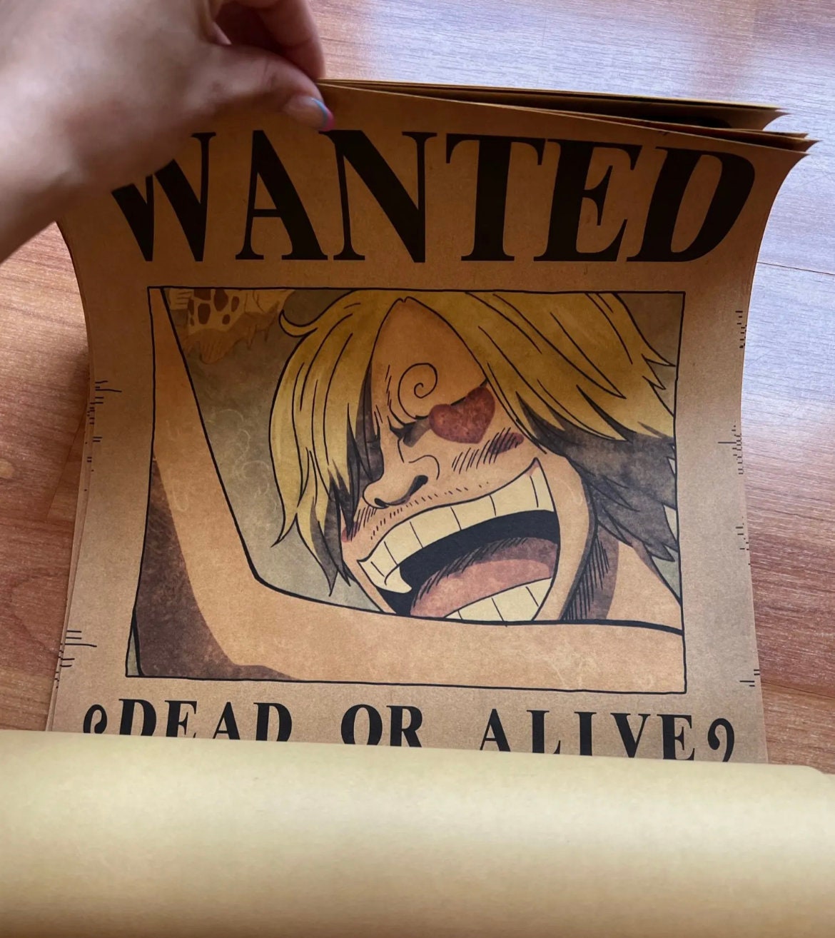 One Piece Wanted Poster Sanji