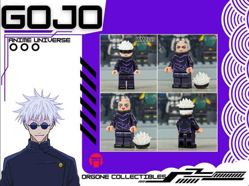 Satoru Gojo: Custom Minifigure Inspired by JJK Collectible - Etsy