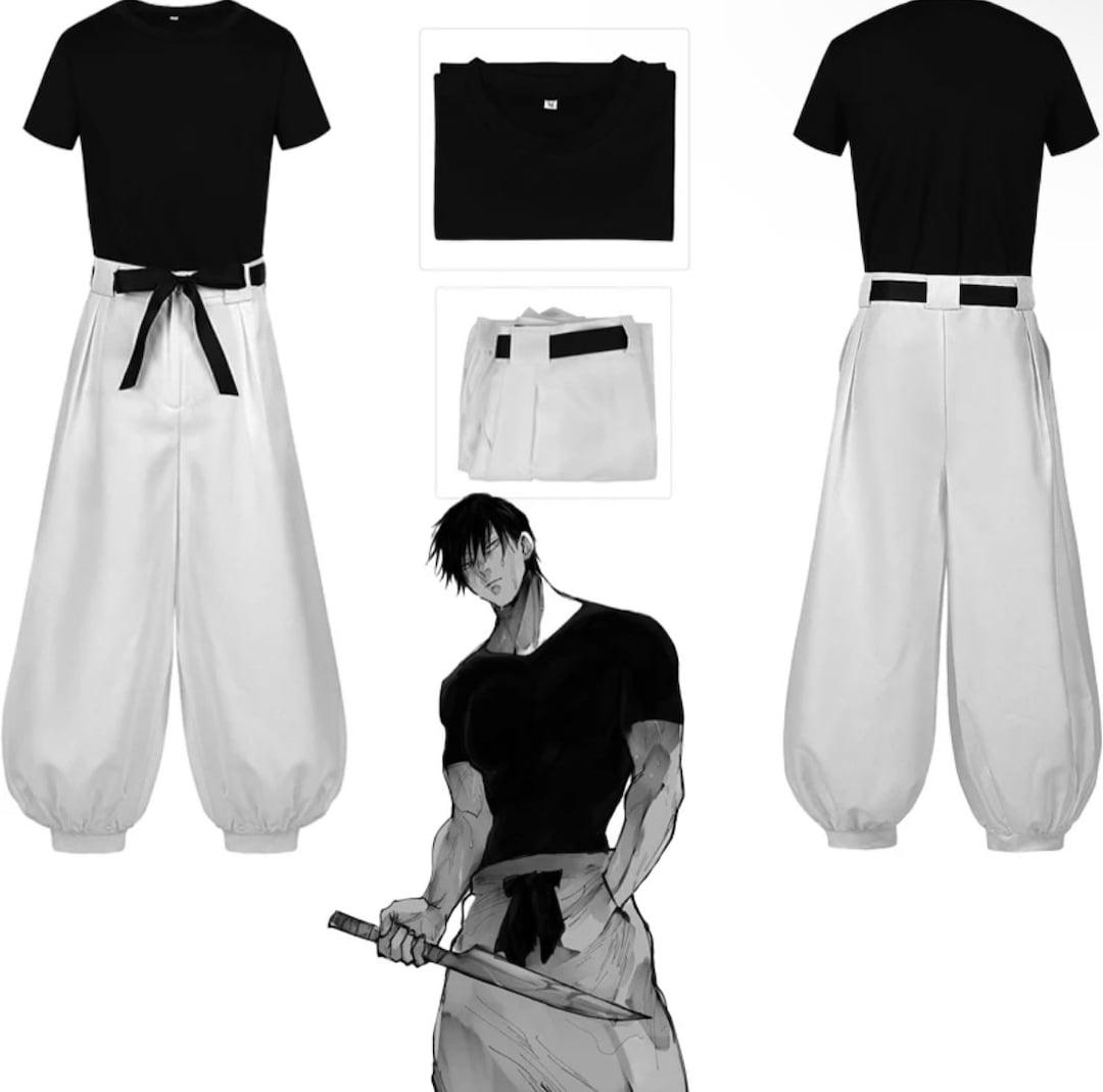 Buy Jujutsu Kaisen Fushiguro Toji Cosplay Anime JJK Costume Adult ...