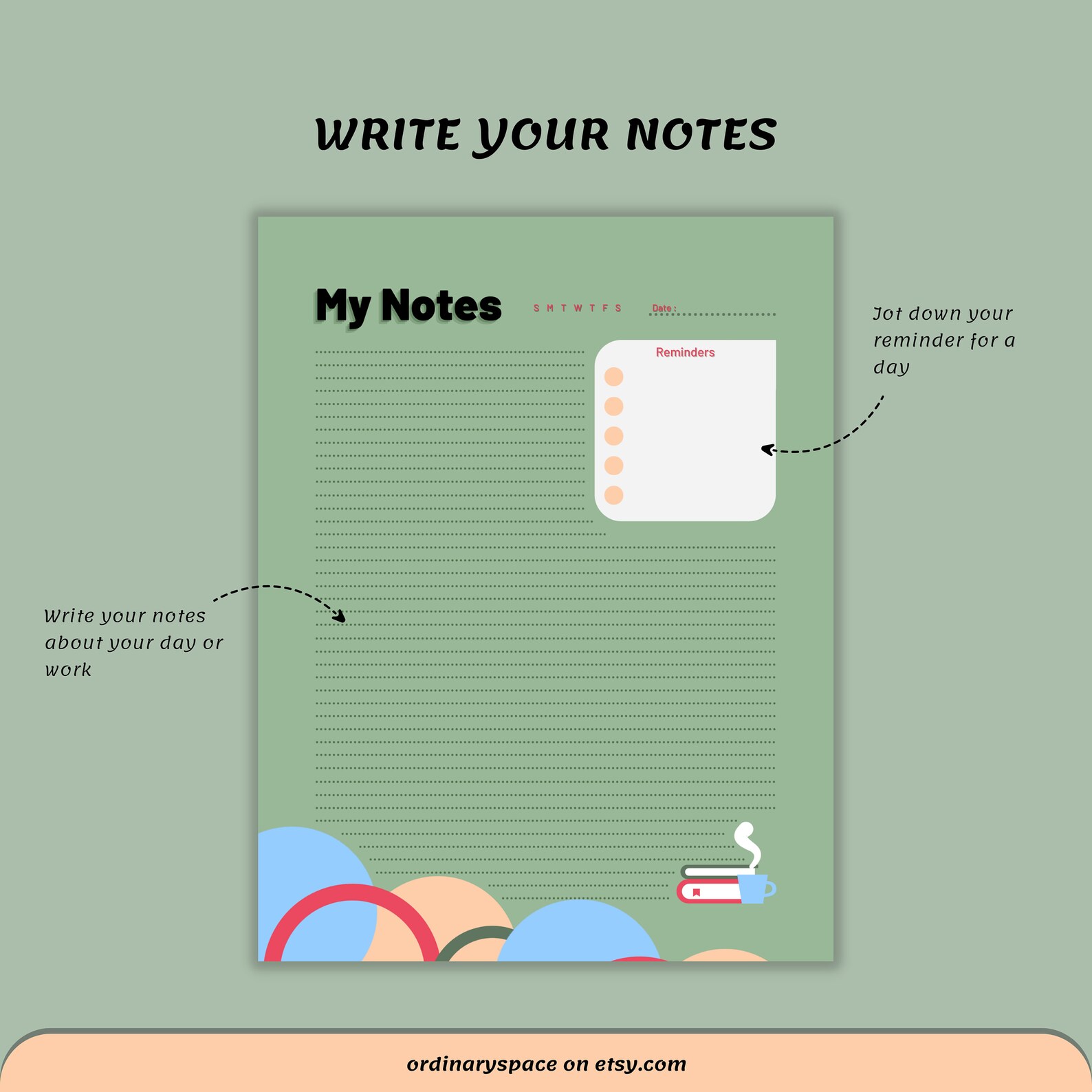 Digital Planner, Printable Planner, Study Planner, Daily Planner ...