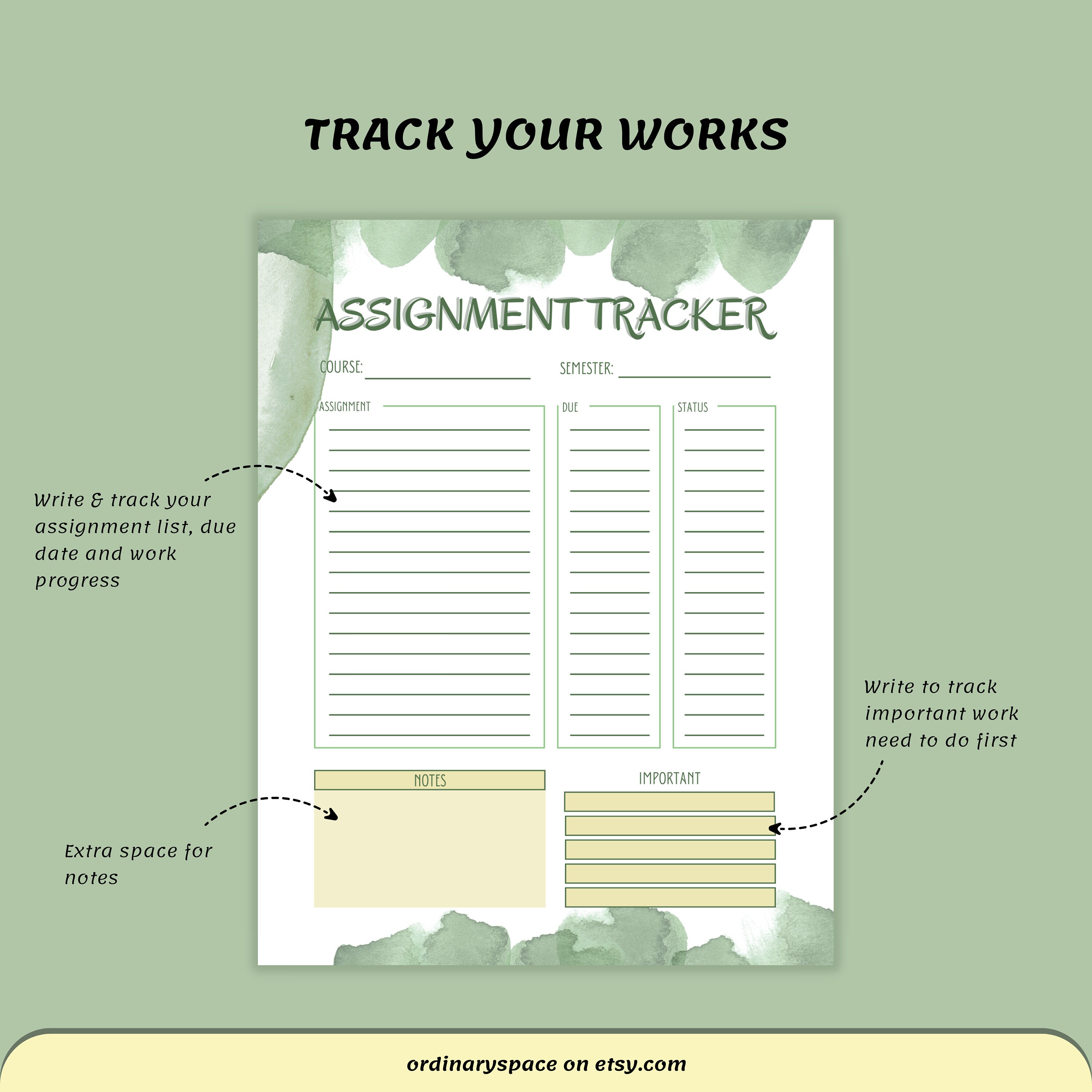 Digital Planner, Printable Planner, Study Planner, Daily Planner, to Do ...