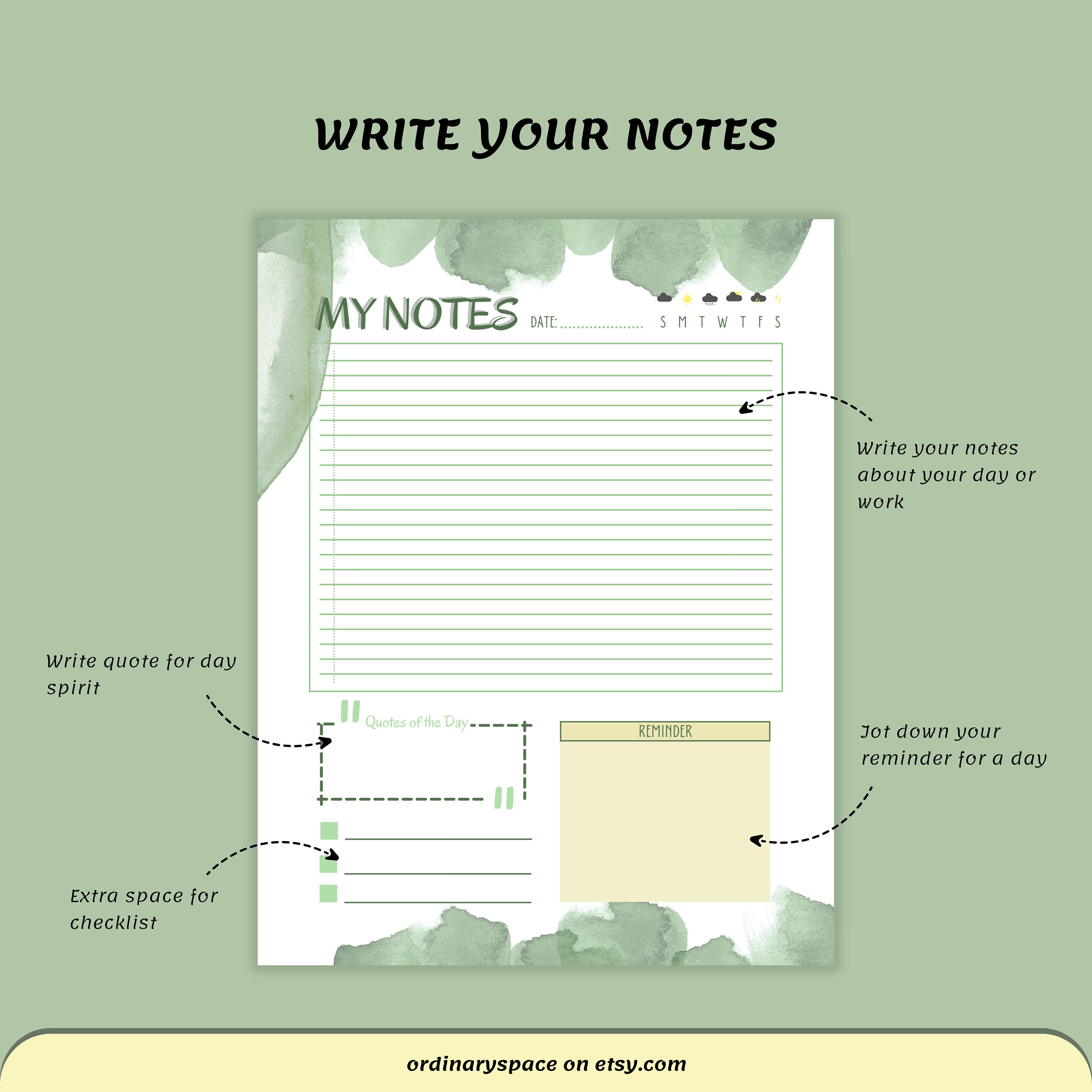 Digital Planner, Printable Planner, Study Planner, Daily Planner, to Do ...